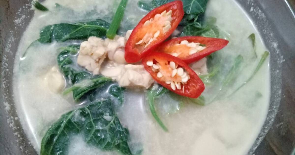 Resep Bobor pucuk labu dan tempe oleh Lusi Caolin - Cookpad