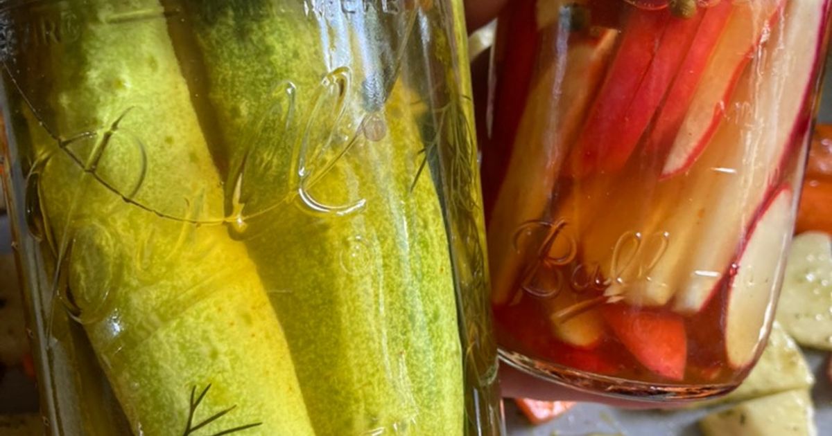 Sweet & Kicking Pickles Recipe by Hi, its me!