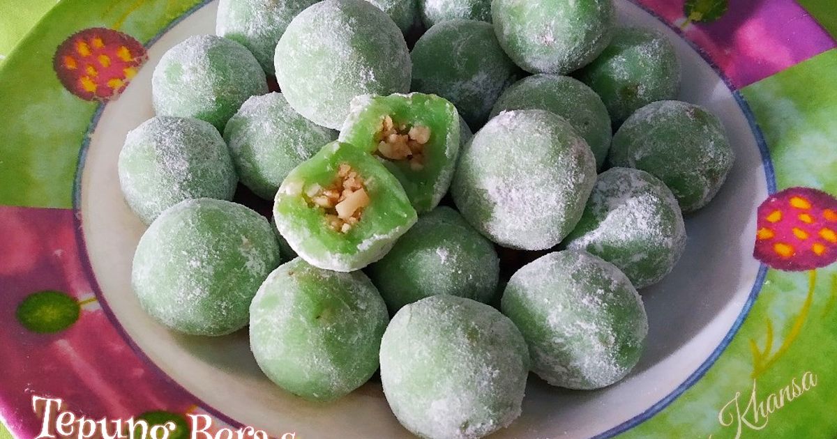 Resep mochi pasta pandan rumahan enak dan mudah - Cookpad