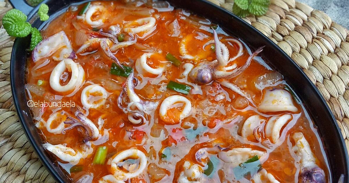 Resep Cumi Saus Padang oleh Bunda Ela - Cookpad