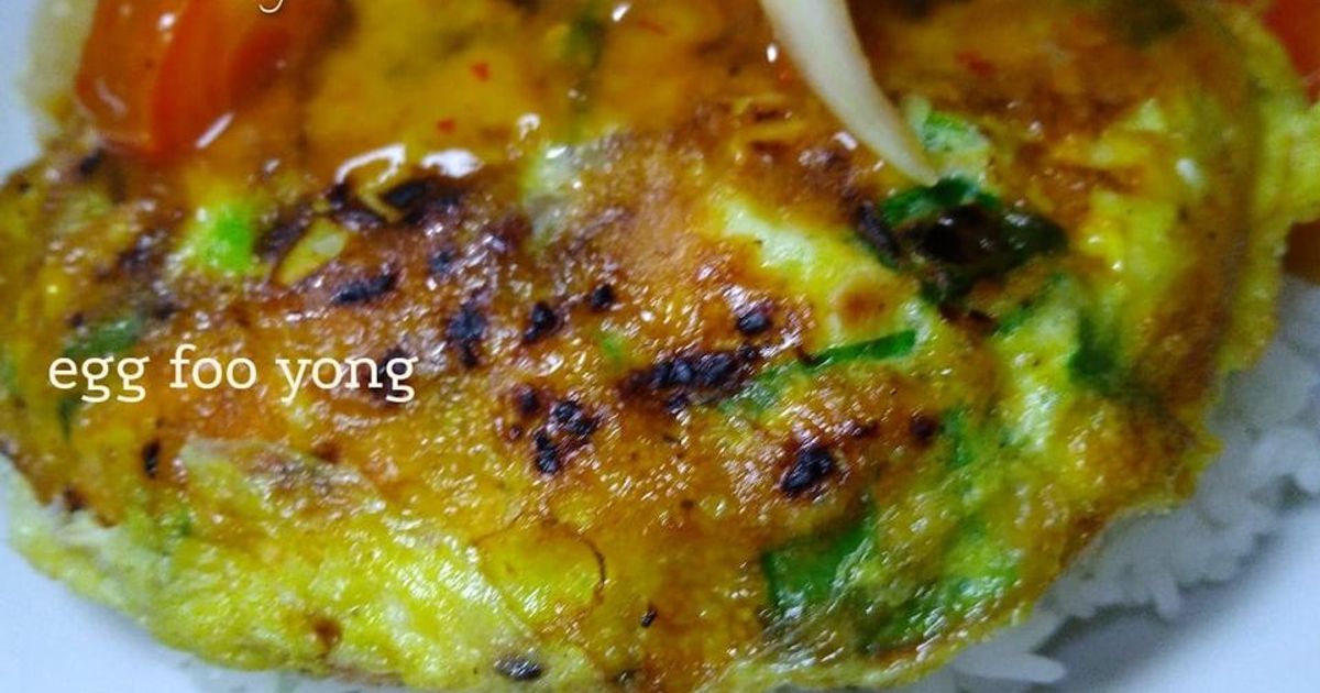 Egg Foo Yong / Fu Yung Hai Recipe By Angela Mertoyono