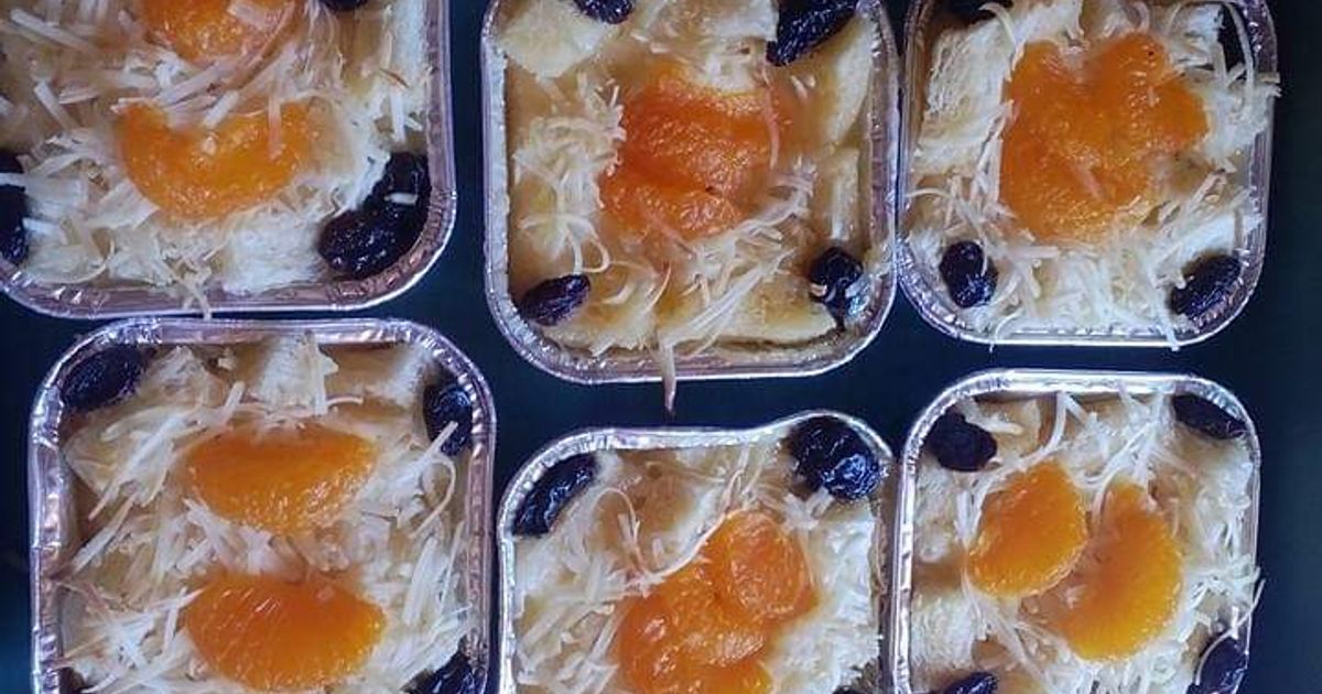 Resep Puding Roti Mandarin Orange#5resepterbaruku oleh Melysa Amelia ...