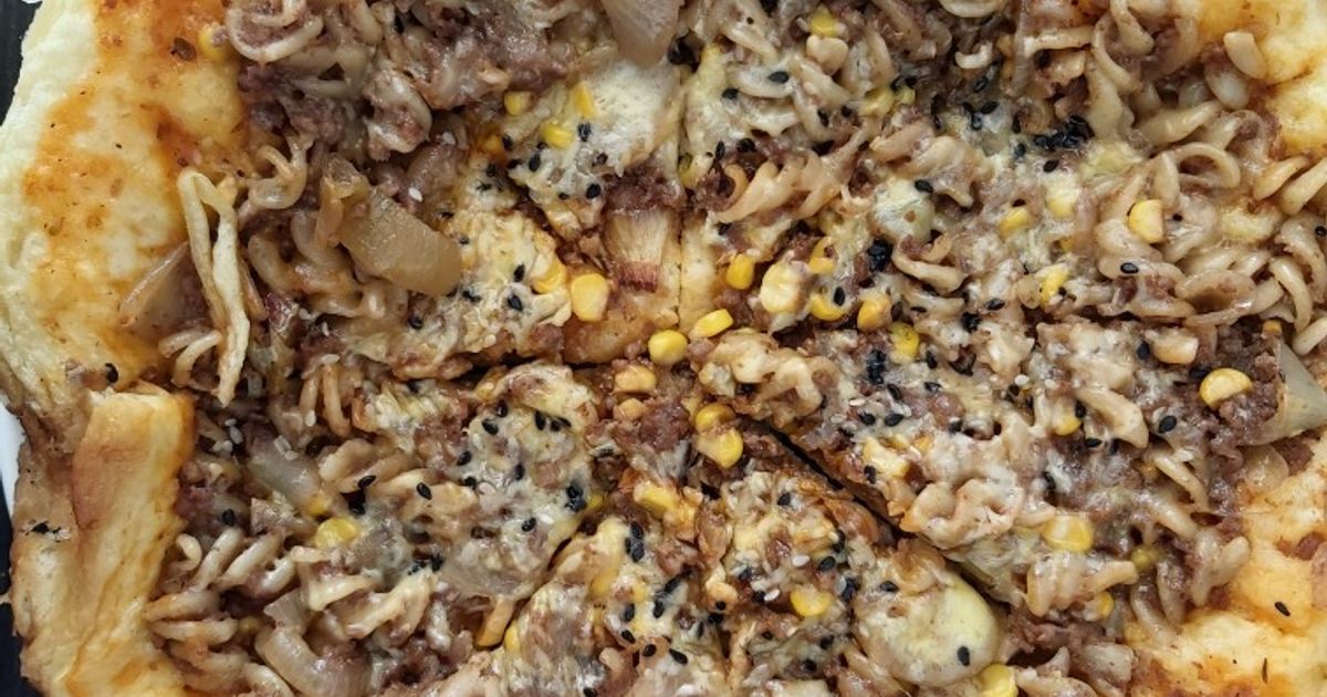 Resep Pizza Daging Cincang Teriyaki Ala Pizza Hut (Teflon) oleh ...