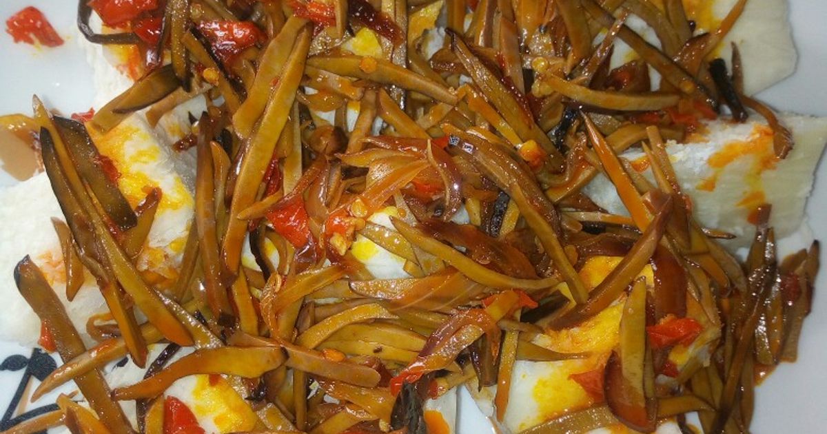 Boiled Yam And Ugba Sauce (African Oil Bean Seed) Recipe by Andrea💛 ...