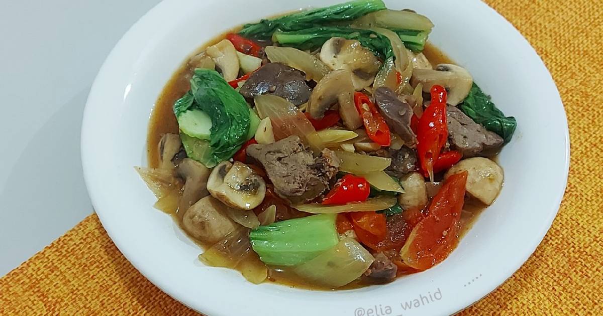 Resep Pokcoy Jamur Oriental oleh Elia Wahid - Cookpad