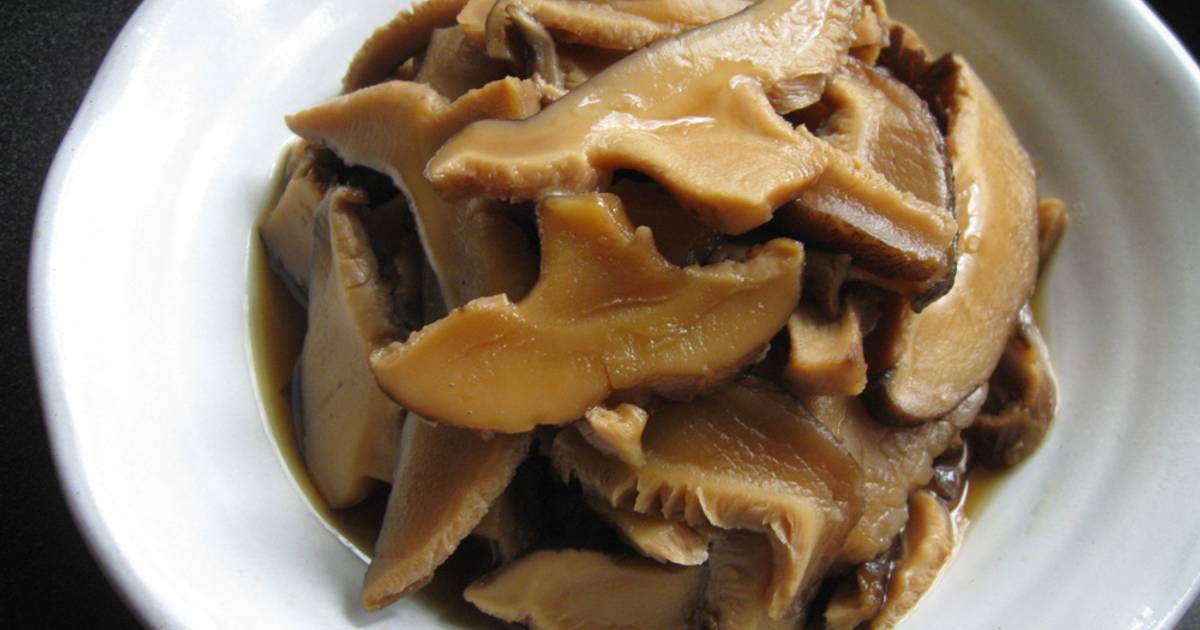 Simmered Sliced Shiitake Recipe by Hiroko Liston - Cookpad