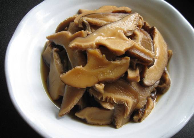 Simmered Sliced Shiitake Recipe by Hiroko Liston - Cookpad