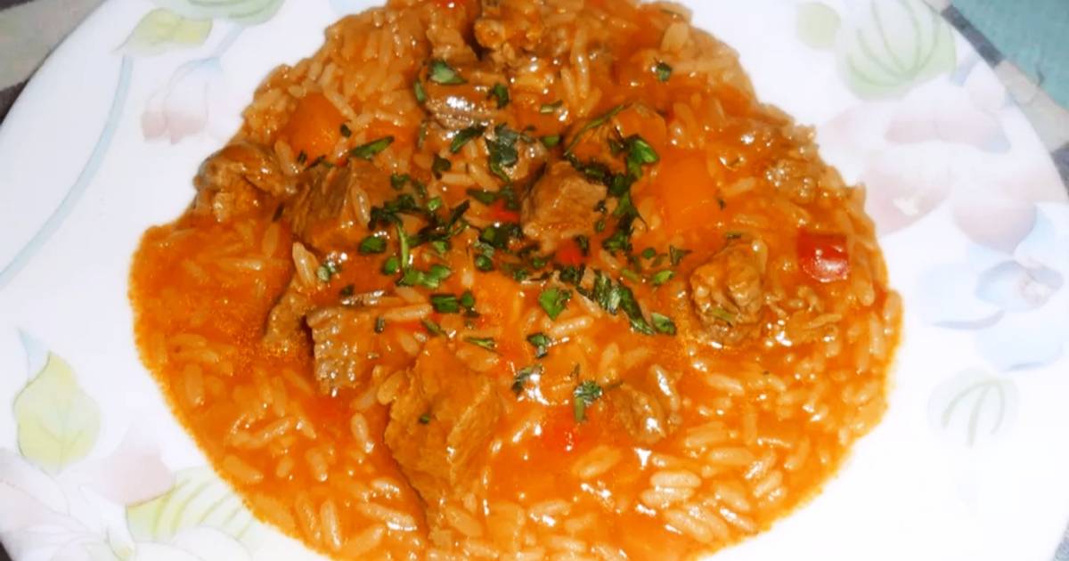 Guiso de arroz Receta de Gabriela Diez- Cookpad