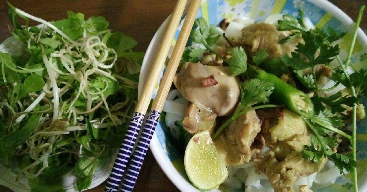 Mi Quang Chicken Noodles Recipe by Hội An - Cookpad