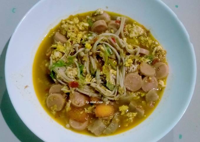 Resep Seblak jamur Enoki oleh abuk irun - Cookpad