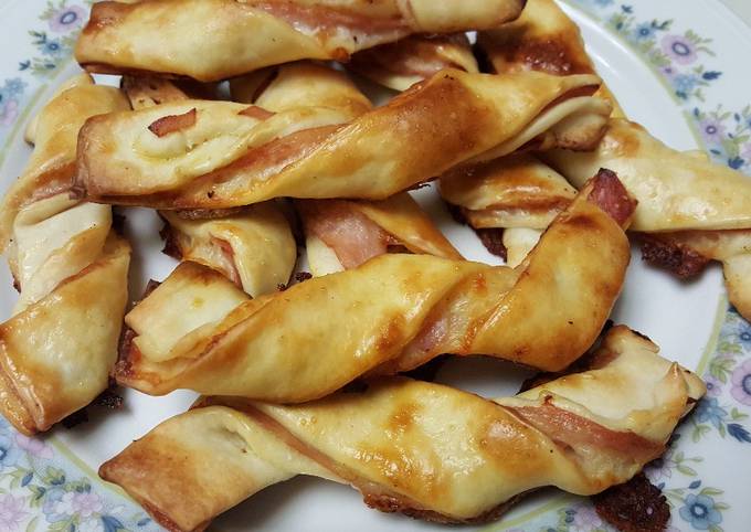 Lacitos de jamón y queso Receta de milandebrera- Cookpad