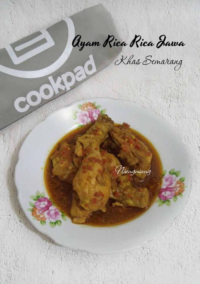 Resep Ayam Rica Rica Jawa khas Semarang oleh Niung Niung - Cookpad