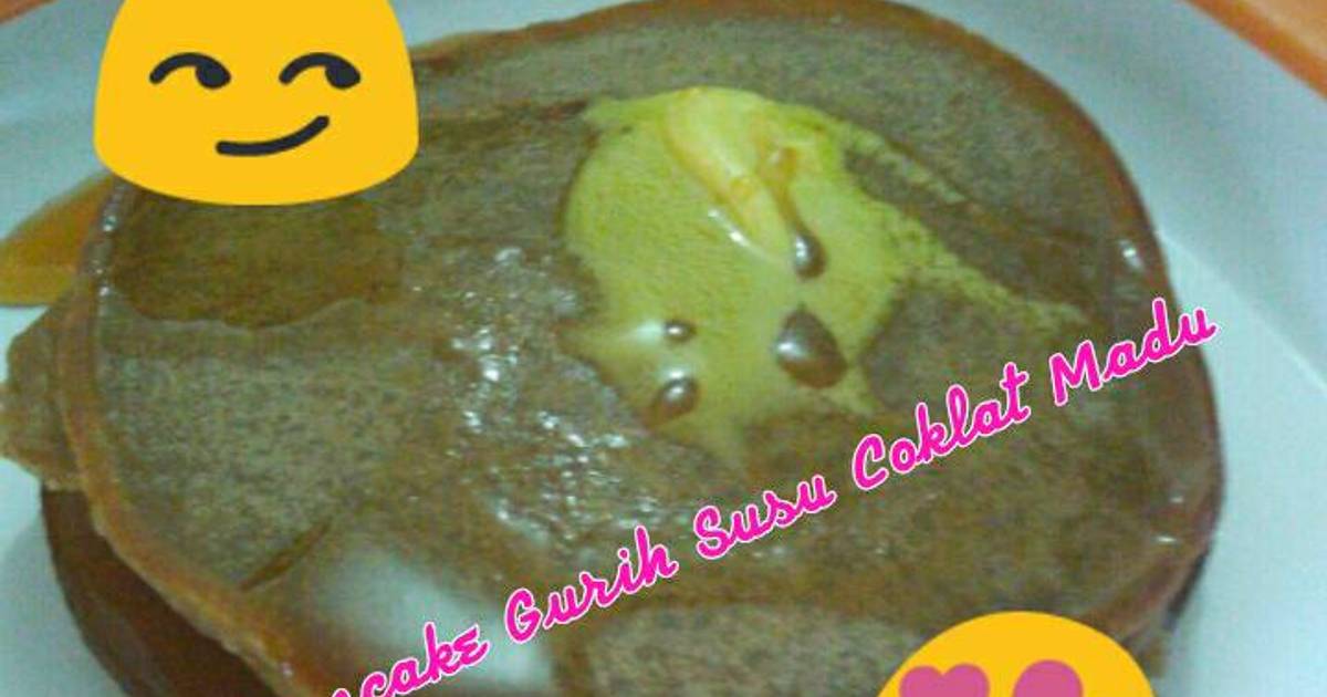 Resep Pancake Gurih Susu Coklat Madu oleh Bilqis Aisya Nuri - Cookpad