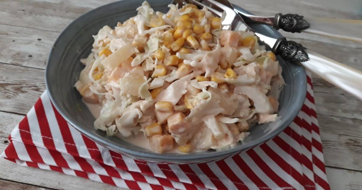 Ensalada de repollo y piña - 47 recetas caseras- Cookpad