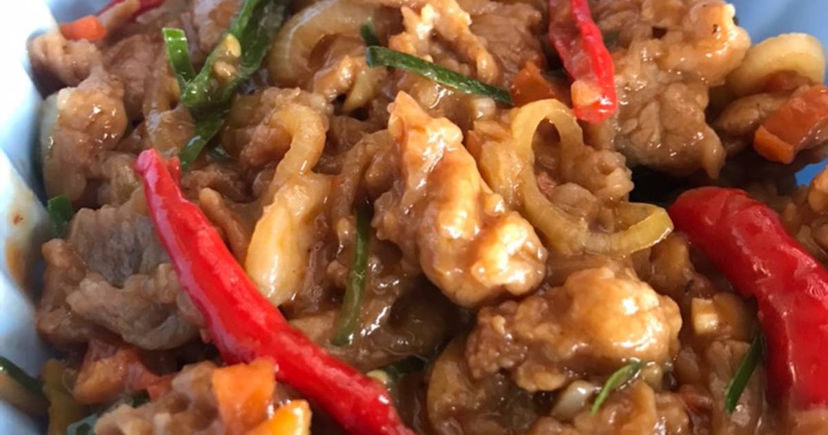 Resep Beef Saos Barbeque oleh nyv - Cookpad