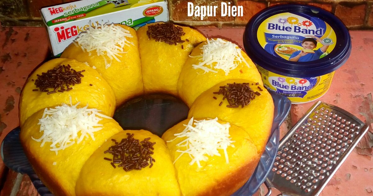 Resep Roti Sobek Labu Kuning (No Telur) oleh Dapur Dien - Cookpad