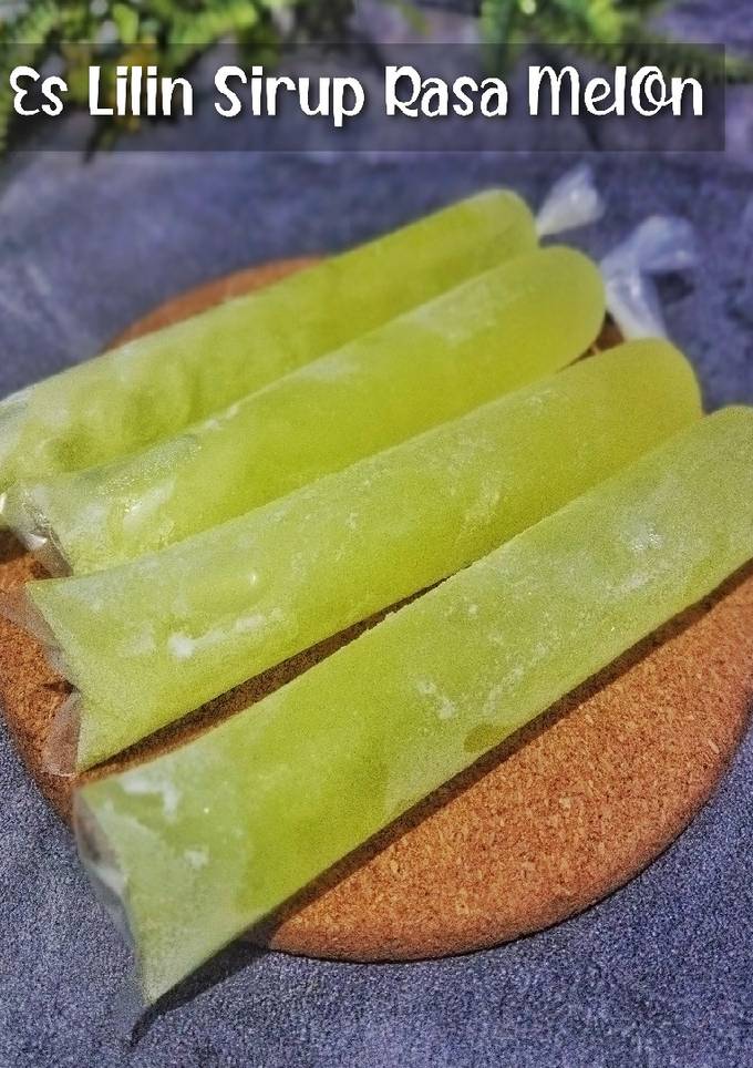 Resep Es Lilin Sirup Rasa Melon oleh Farhah - Cookpad