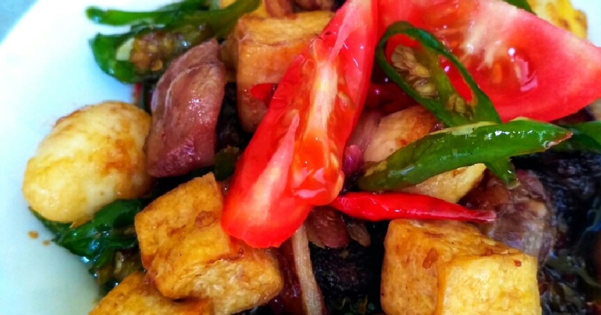 Resep Oseng Cabe Ijo Ati Ayam, Telur Puyuh & Tahu oleh Mydiarycooking ...
