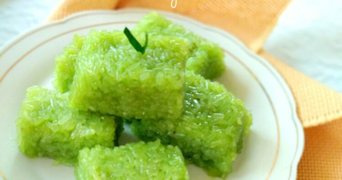 Resep Wajik Pandan oleh tyasprabowo - Cookpad