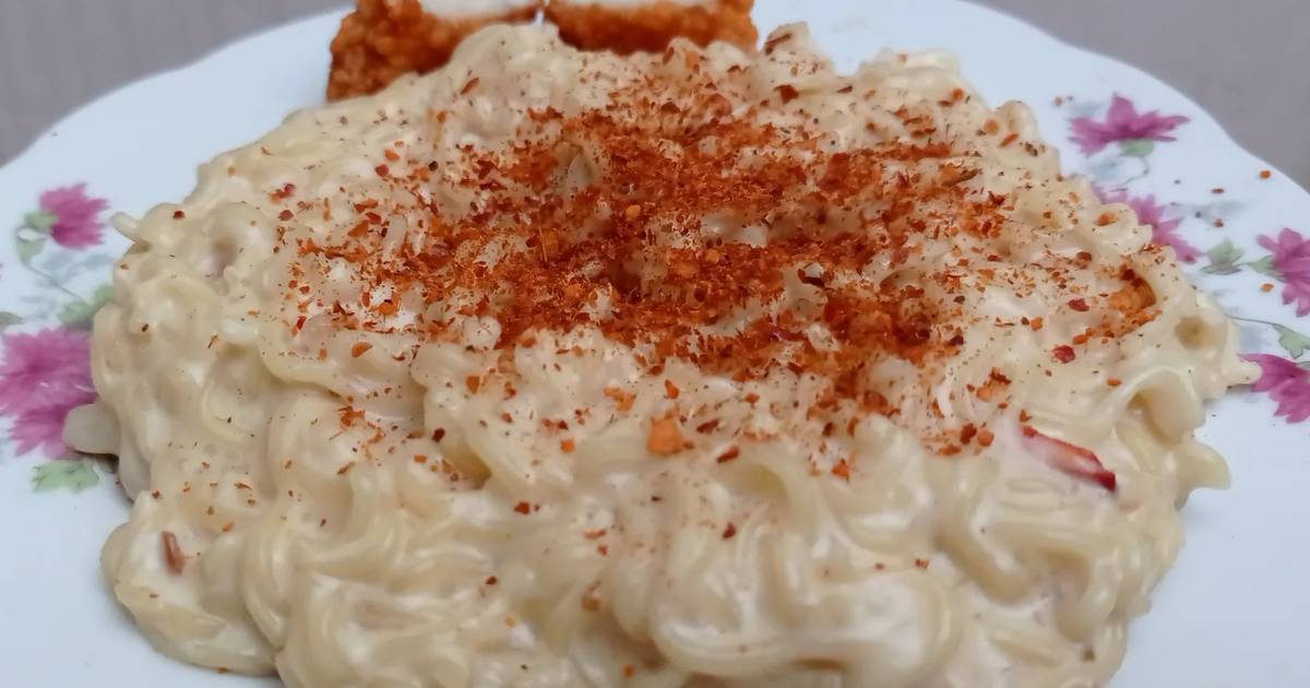 Resep Mie Indomie Carbonara oleh Ira fahira - Cookpad