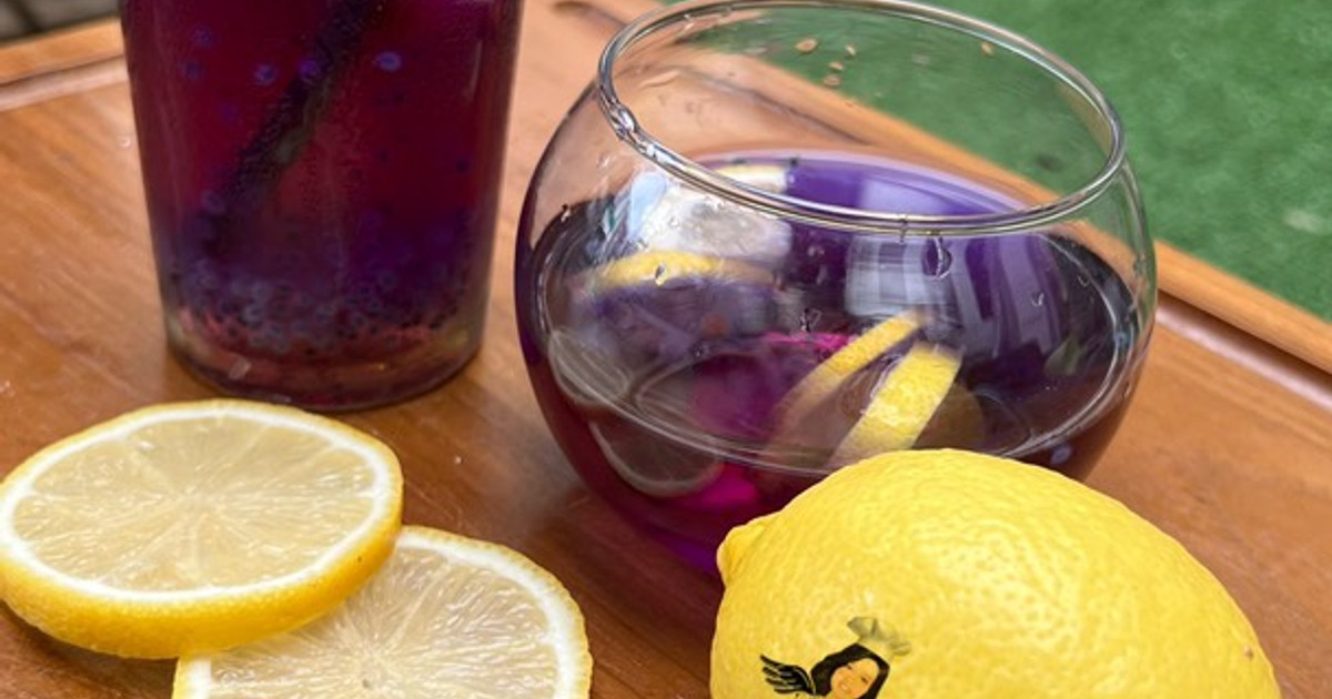 Resep Lemon Tea Bunga Telang / Butterfly Pea Tea Lemonade 🍋💐 oleh ...