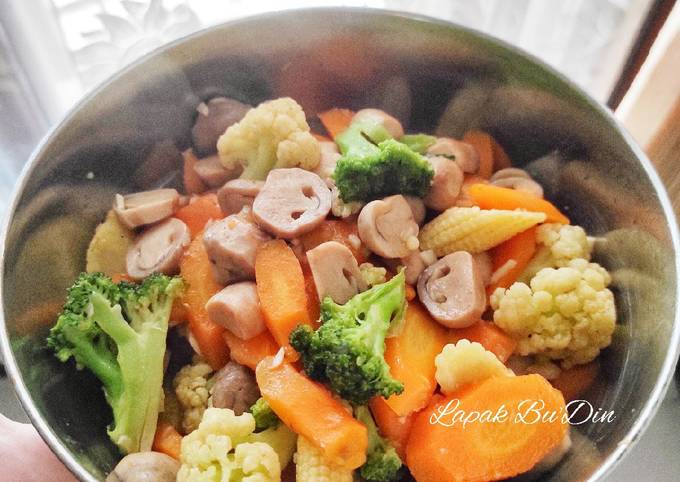 Resep Capcay Jamur Kancing oleh Fadiah Dina ( Lapak Bu'din ) - Cookpad