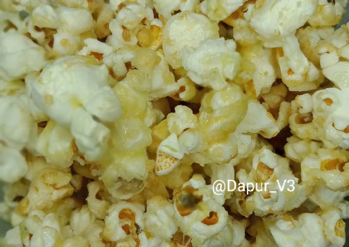 Resep Popcorn rasa vanilla oleh V3 - Cookpad