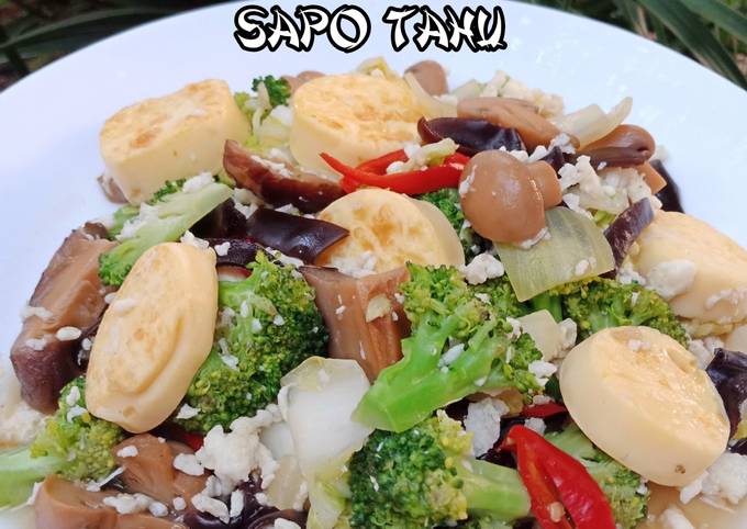 Resep Sapo Tahu (menu diet) oleh Fensi Safan - Cookpad