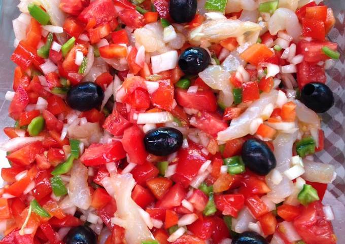 Esqueixada Receta de Anna Llussà del Valle- Cookpad