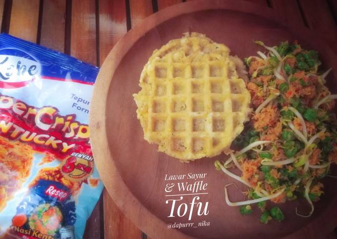 Resep Lawar Sayur& Waffle Tofu oleh nika zulianingsih - Cookpad