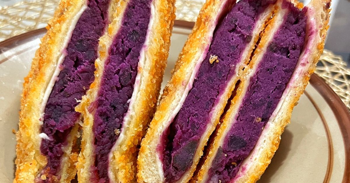 Resep Goguma Bread (Roti Tawar) oleh Aqmarina Vaharani - Cookpad