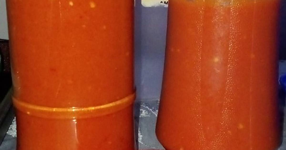 Resep saos tomat homemade mudah dan sehat tanpa pengawet