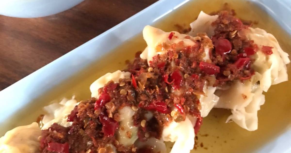 Resep Pangsit Chili Oil oleh Addina Nisa - Cookpad