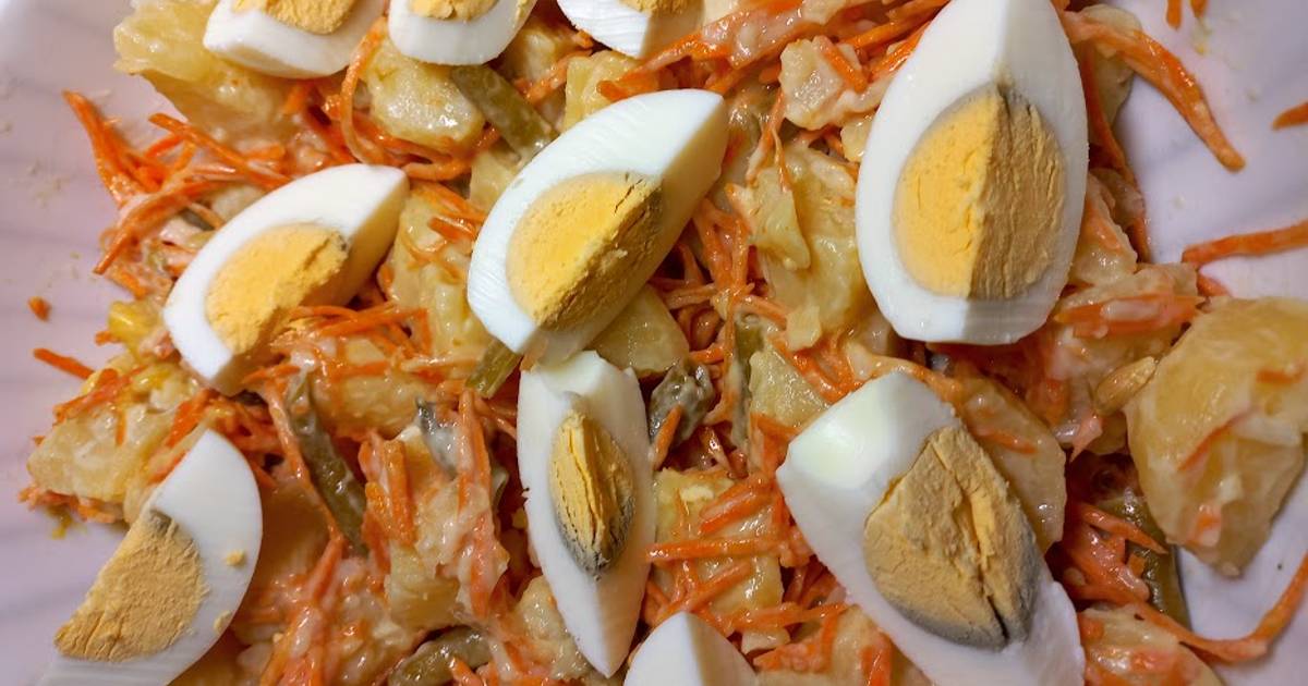 Ensalada de chauchas y huevo - 54 recetas caseras- Cookpad