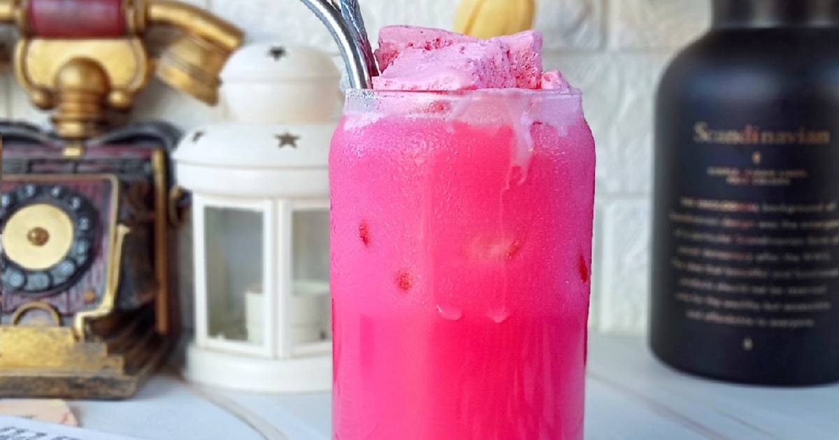 22 resep minuman pink lava enak dan mudah - Cookpad