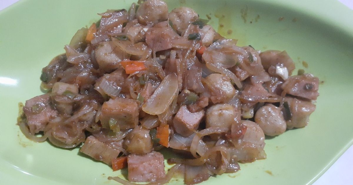 Resep Bakso Luncheon Saus Bbq oleh ulfa madu - Cookpad