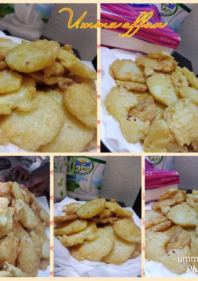 Fried potato with egg girki daga @matbakh_zeinab - Cookpad