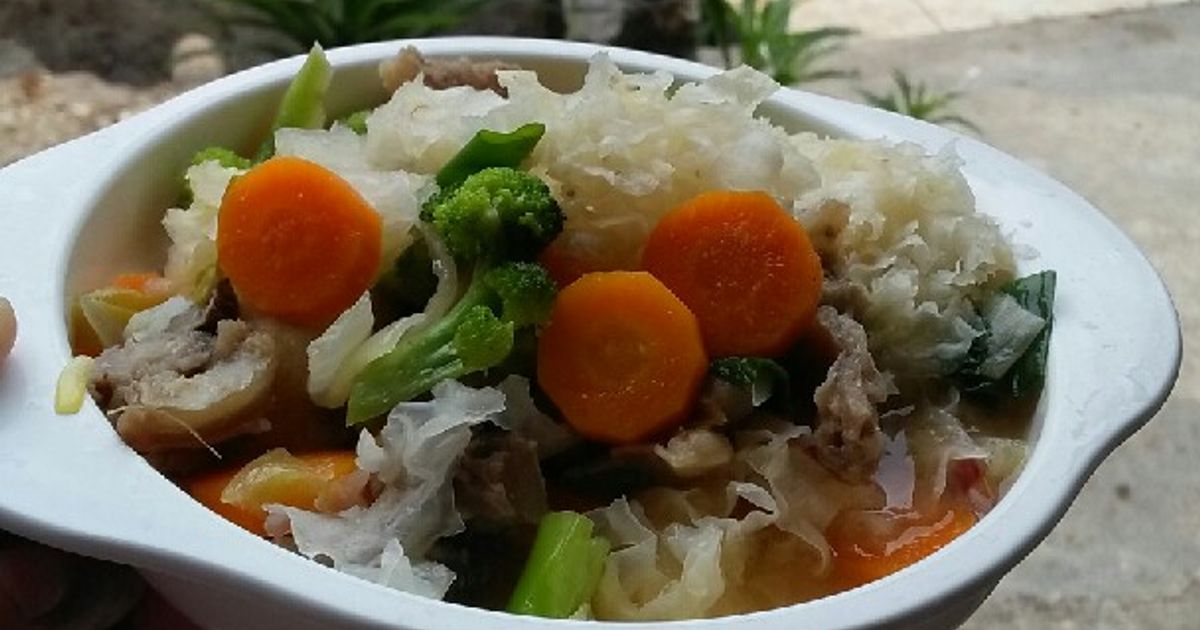 Resep Sop Daging Jamur Putih oleh Ni Putu Yuli - Cookpad