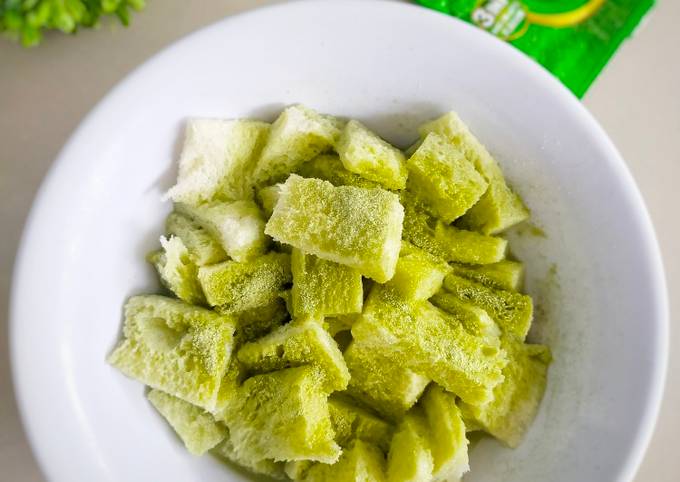 Resep Es roti tawar matcha latte oleh Kiki Anesi Widia - Cookpad