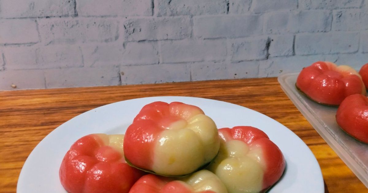 Resep Kue Ku Merah Putih oleh NoviTan - Cookpad