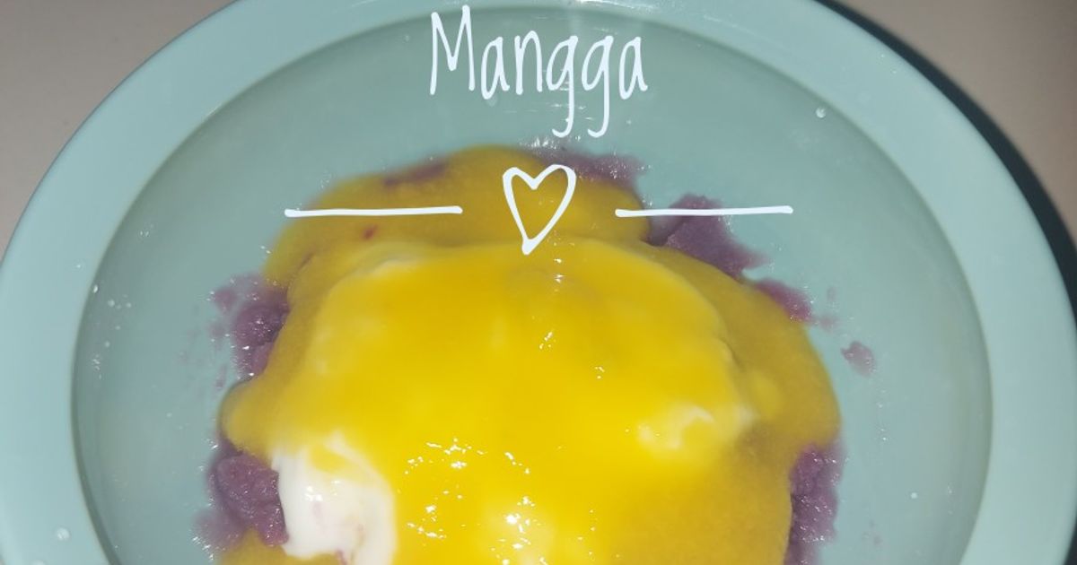 Resep Menu Selingan Mpasi 6 M+》 Yogurt Ubi Mangga oleh Febryanti SYD ...