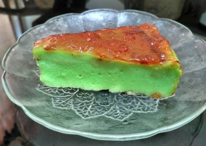 Resep Cheesecake pandan ala breadtalk oleh Renny - Cookpad