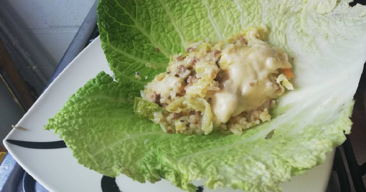 Repollo con carne molida - 223 recetas caseras- Cookpad