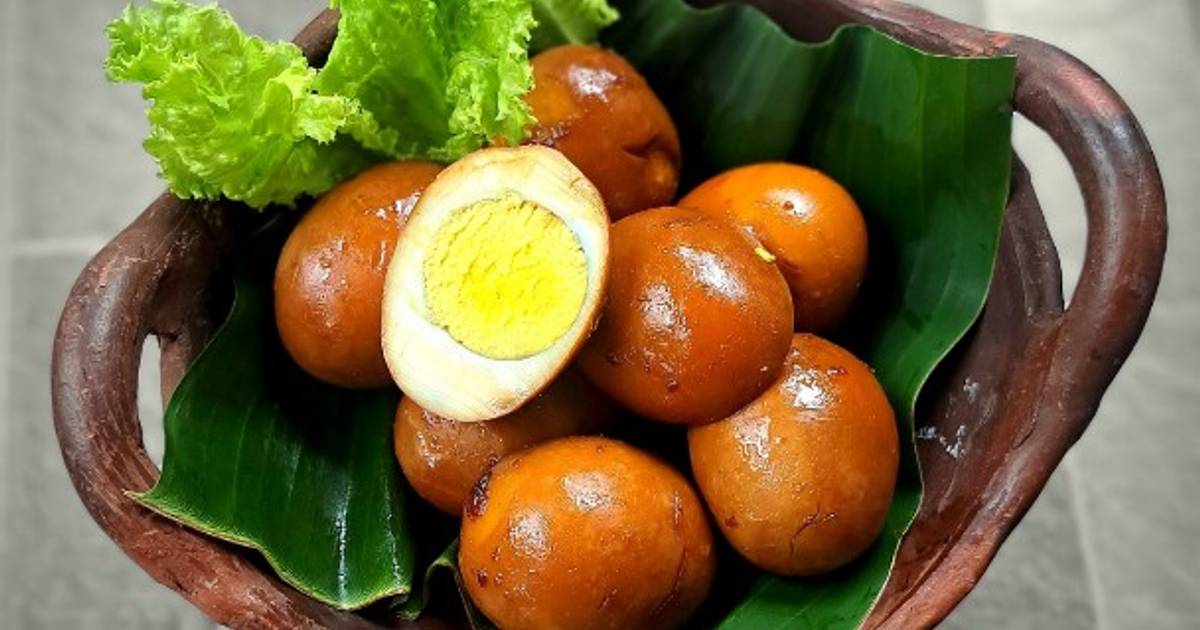 Resep Telur Bacem oleh yessy yoana - Cookpad