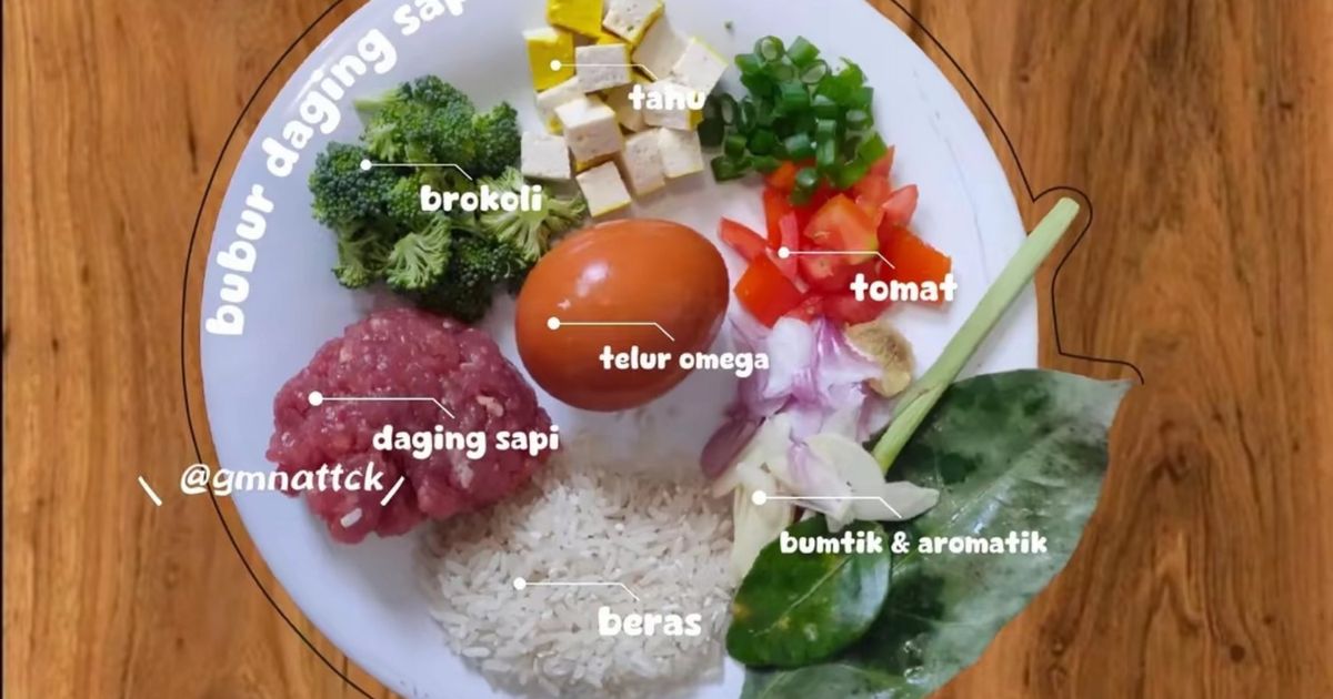 Resep Bubur Daging Sapi Brokoli oleh Mirnaaaa - Cookpad
