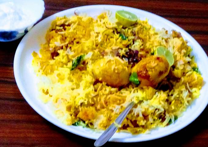 Anda biryani Recipe by Polly Basu - Cookpad