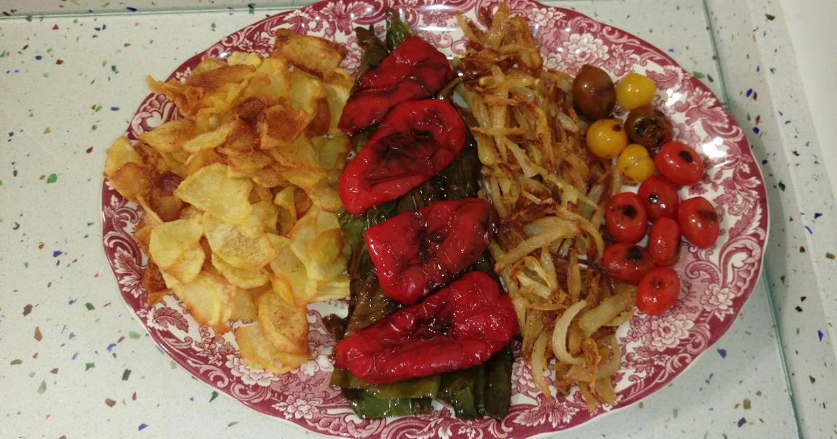 Fritura vegetal Receta de Mari J.- Cookpad