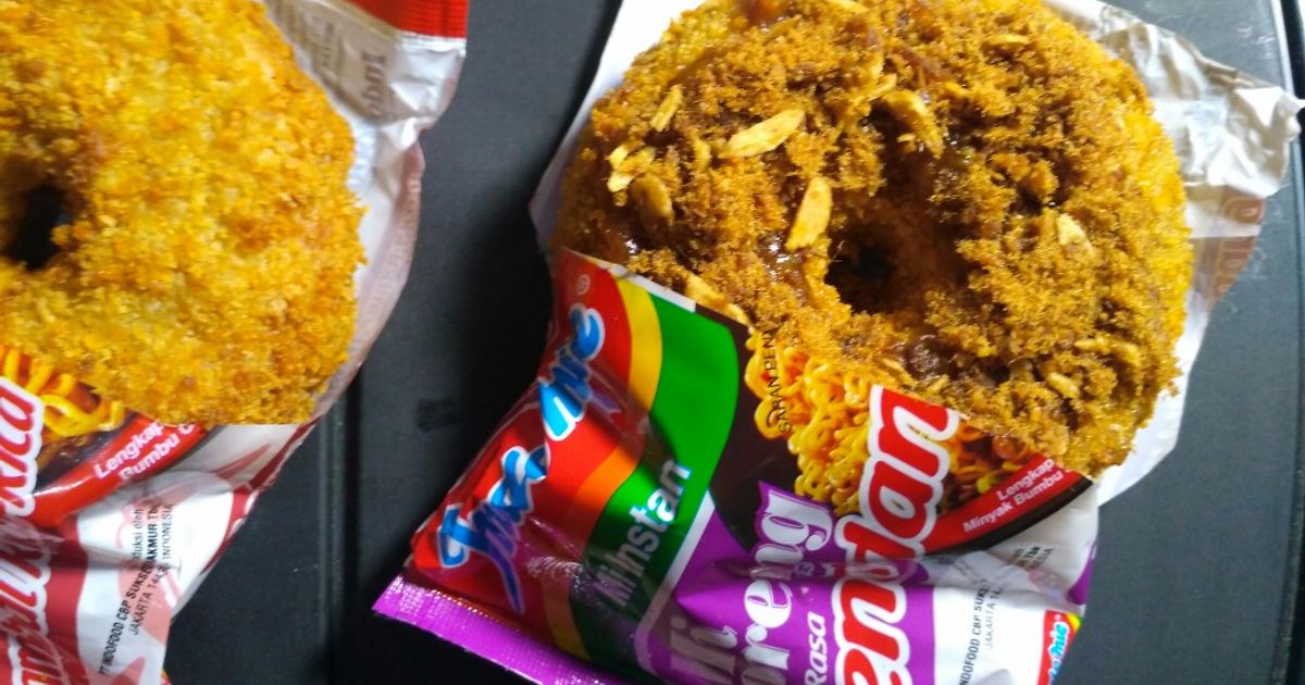 Resep Donat Indomie Rendang Floss oleh Bintang - Cookpad