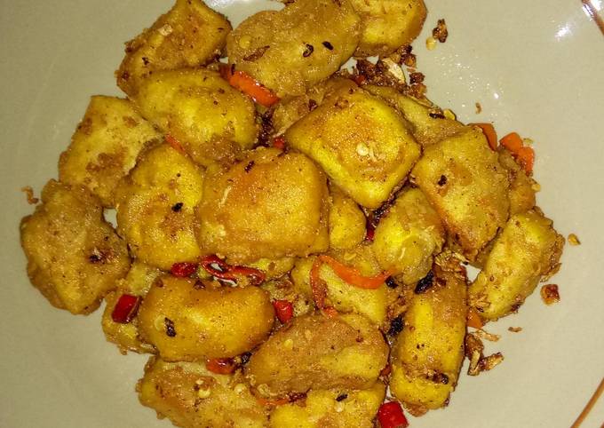 Resep Tahu cabe garam oleh oele - Cookpad