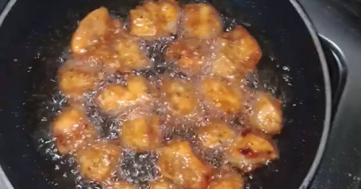 Chicken tender pops Recipe by Anam Mohsin - Cookpad